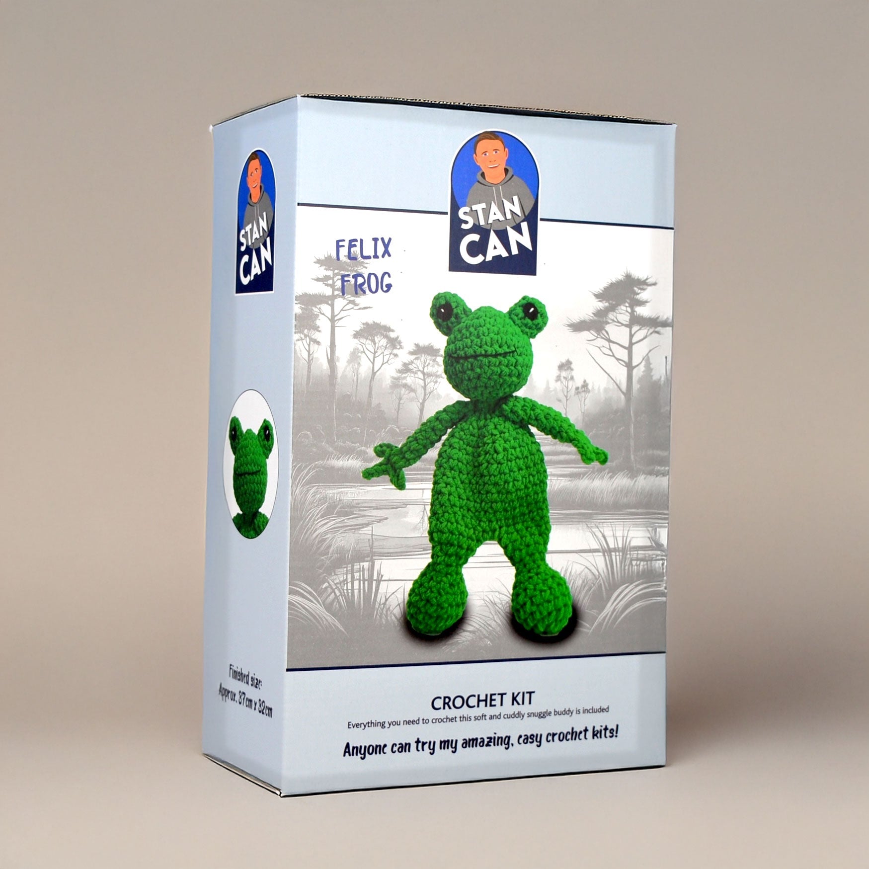 Stan Can - Snuggle Buddies - Felix Frog Crochet Kits – Boo's Toy Shop